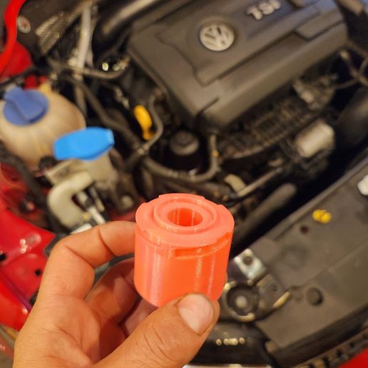 🛢️ VW/Audi 1.8L 2.0L Twist-Lock Oil Funnel Mount・ 3D File for 3D ...