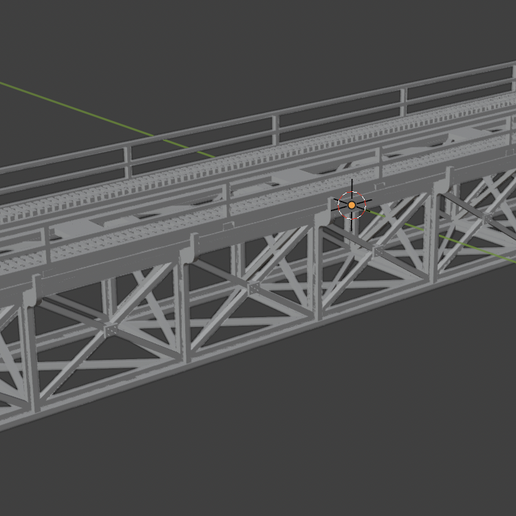 🌉 TRUSS BRIDGE SCALE N・ STL File for 3D printing and CNC machining ...