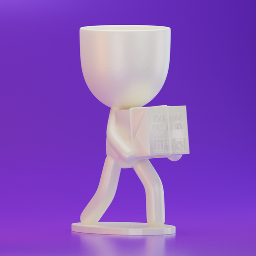 Free STL file Robert Delivery 📦 ・3D printable object to download・Cults