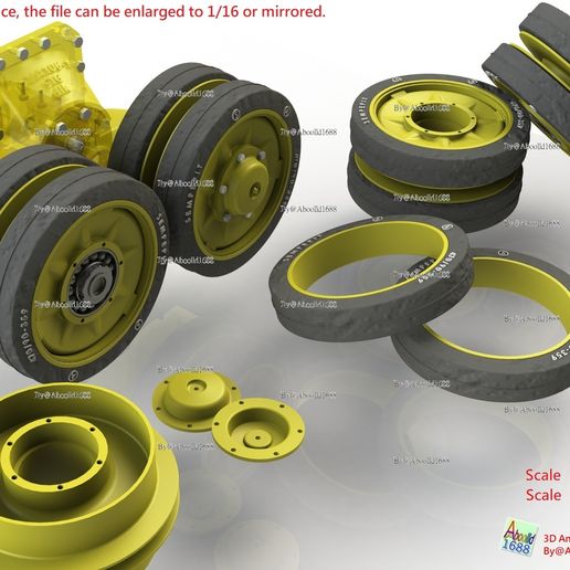 🛞 Panzer IV Wheel Units.(STL-35-16)・ 3D File for 3D printing・Cults