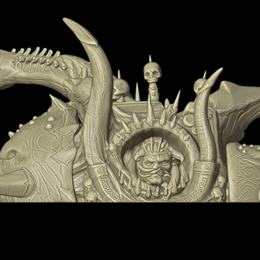 🛰 Space Marine Nemeroth Bust transformed from hammer of war 40 ...