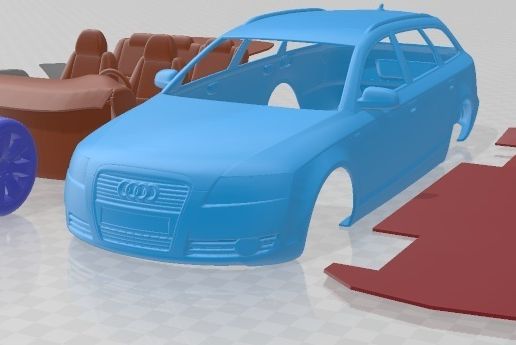 🚗 Audi A6 C6 Avant 2005 Printable Car・Fichier 3D pour Impression 3D・Cults