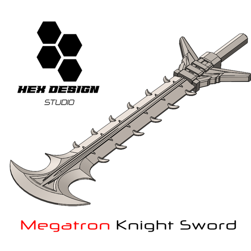 🗡️ Megatron's Sword - Transformers: The Last Knight・Free STL File for ...