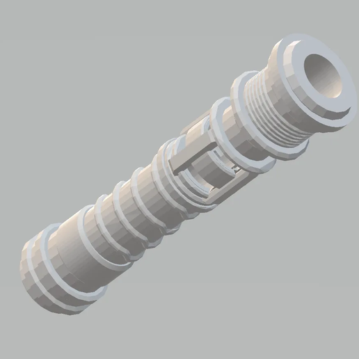 ⭐ Jocasta Nu's Collapsible Lightsaber (Removable Blade)・ STL File for ...