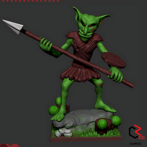 Free STL file Goblin Tibia Creature 👺 ・3D printer model to download・Cults