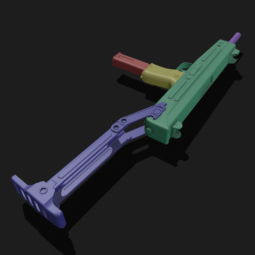 ⭐ Star Z84 Submachine-gun ( Prop-Gun ) 1/1 Scale・ STL File for 3D ...