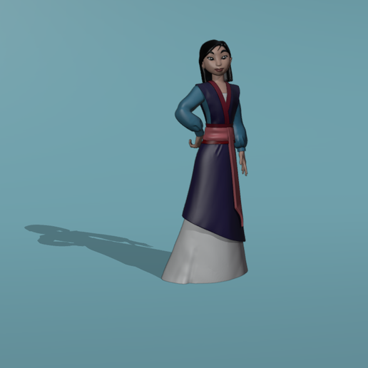 👽 MULAN-DISNEY・ STL File for 3D printing・Cults