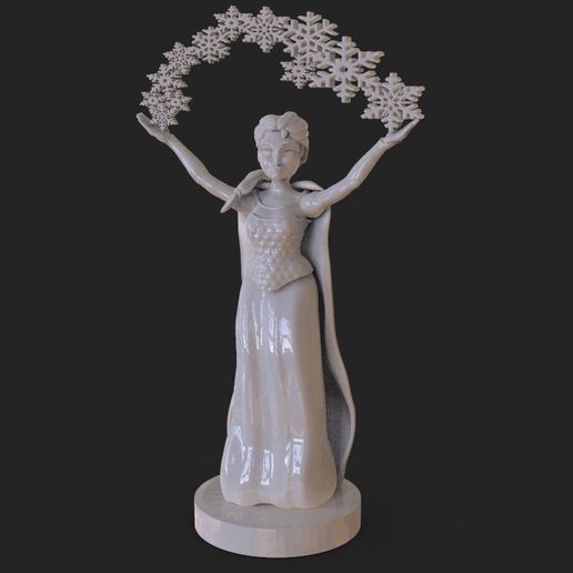 🧊 Elsa・ STL File for 3D printing・Cults