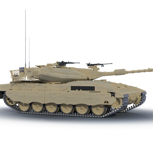 🇮🇱 MERKAVA MK3D・ STL File for 3D printing・Cults