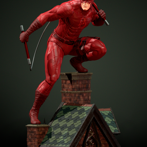 👤 CLASSIC DAREDEVIL・ STL File for 3D printing・Cults