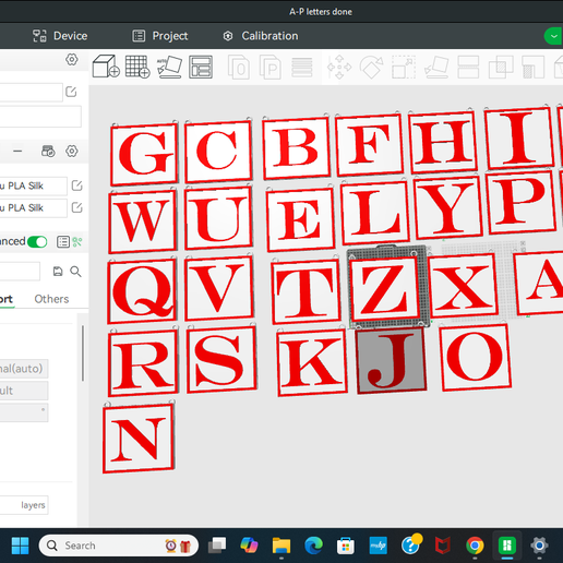 🥳 3D Printable Alphabet Letters with Hanging Loops – Customizable Wall ...