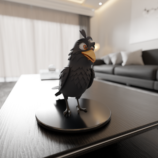 🐦 the crow・ 3D File for 3D printing・Cults