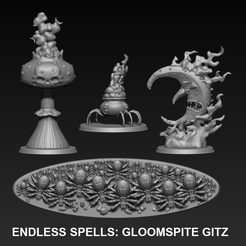 Download 5 3D models from Endless Spells: Gloomspite Gitz listed by ...
