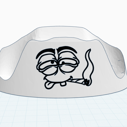 STL file SMOKE WEED FACE PS5 CONTROLLER HOLDER 🚬 ・Design to download ...