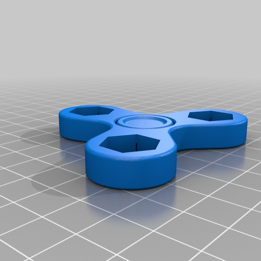 👌 Fidget spinner with built in plastic bearing using 3/8" nuts・Free 3D ...