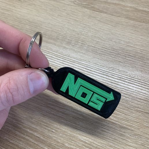 STL file NOS keychain 🗝️ ・3D print design to download・Cults