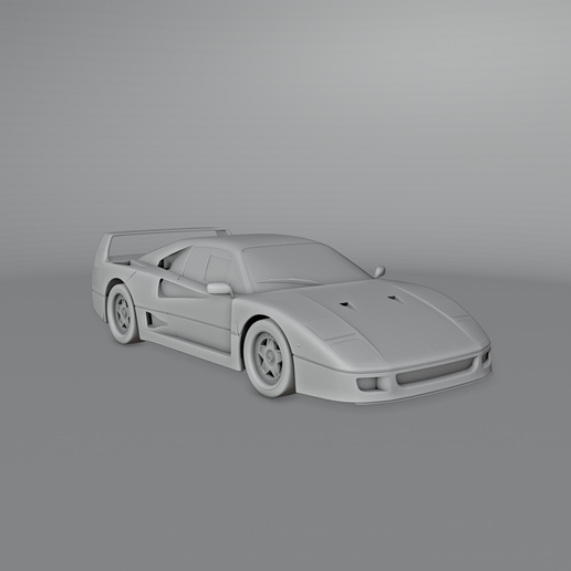 STL file Ferrari F40 🚗 (OBJ)・3D printer design to download・Cults