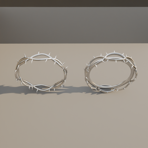 👑 Kendrick lamar Crown of Thorns ring and Mf Doom Ring Pack・ STL File ...