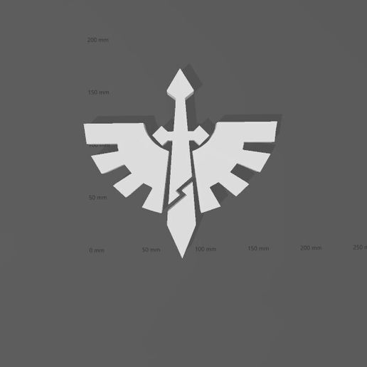 Free 3MF file Warhammer logo ⚔ ・3D printer design to download・Cults