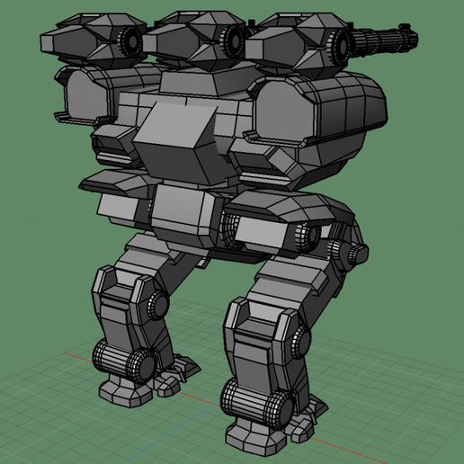 OBJ file Fury (war robots) 🤖 ・3D print design to download・Cults
