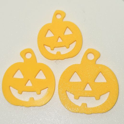 🎃 Halloween pumpkin key ring・ STL File for 3D printing・Cults