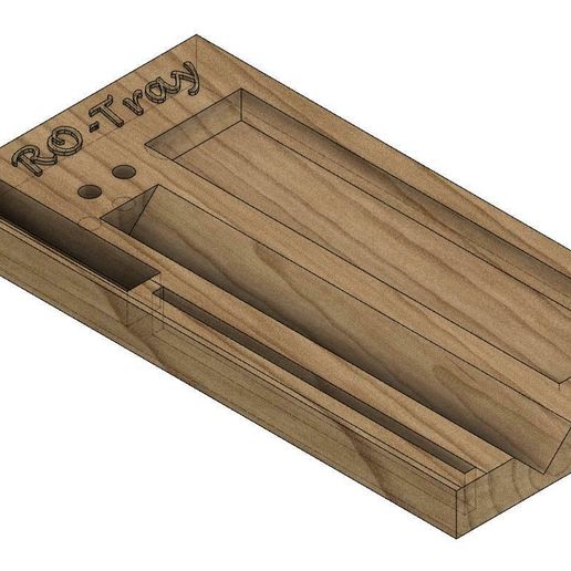 🚬 RoTray - Handy Weed Rolling Tray - Easy print in one・ STL File for 3D ...