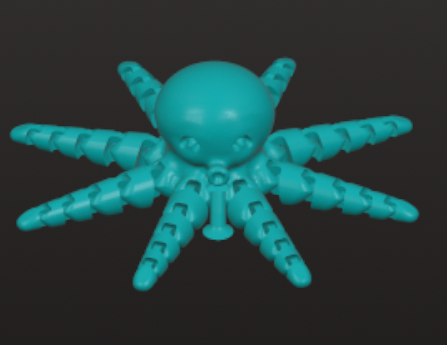 🐙 Articulated Octopus・ STL File for 3D printing・Cults