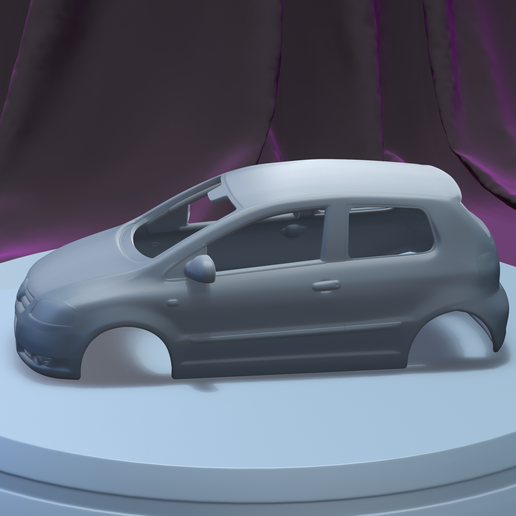 🚗 VOLKSWAGEN FOX 2005 (1/24) printable car body・ STL File for ・Cults