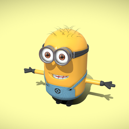 👹 Phil the Minion Character・ STL File for ・Cults