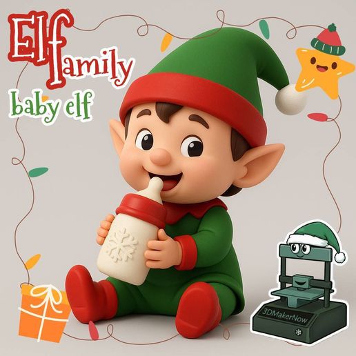 tiny baby elf