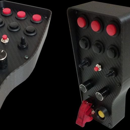 📦 Button box simracing (19 entries)・Archivo STL para Impresión 3D・Cults