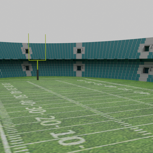 STL file American Football Stadium 🏈 ・3D printable model to download・Cults