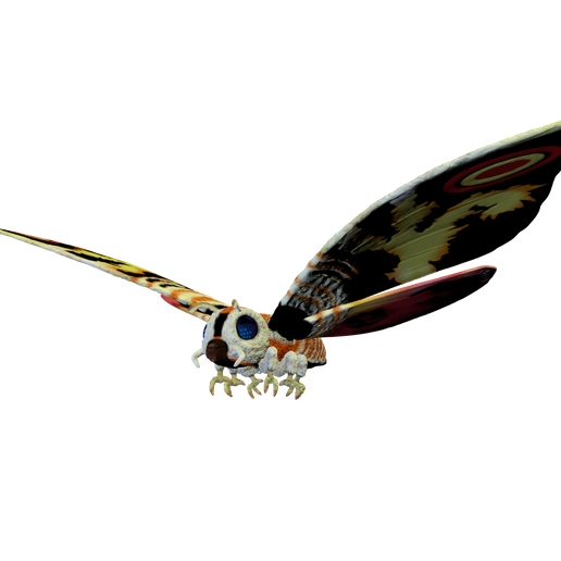 STL-Datei Mothra and mothra larvae 🇯🇵 ・Design für 3D-Drucker zum ...