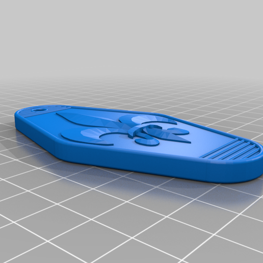 Free 3D file Porte clé fleur de lys | Lily flower keychain 💐 ・3D ...