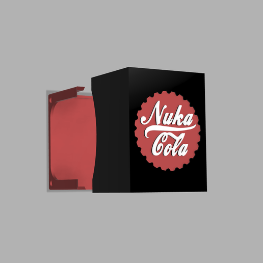 Fallout Nuka-Cola - Deck Box Kit (Single + Double Compartments) 🧃・ STL ...