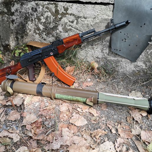 🔫 RPG-75 to 40mm grenade launcher conversion mod.・ 3D File for 3D ...