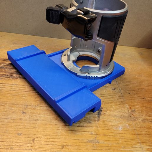Free STL file Guide rail adapter Makita trimmer for Bosch 🔧 ・3D print ...