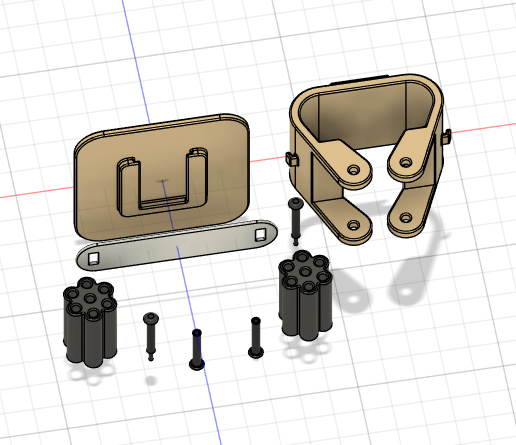 🧹 Broom and Mop Holder・ OBJ File for 3D printing・Cults