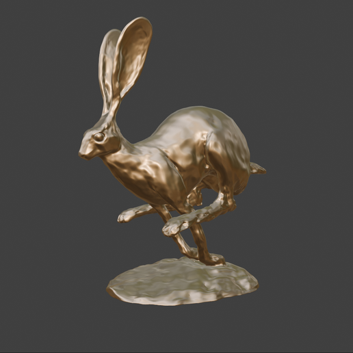 STL file Rabbit sculpture 🐇 ・3D print object to download・Cults