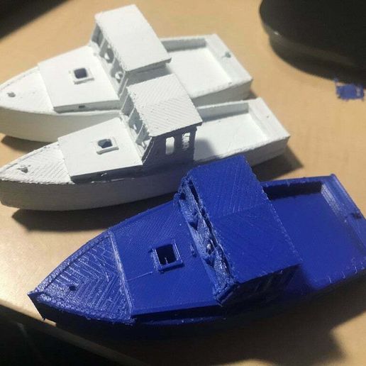 🦞 HO Scale 30' x 10' Maine Lobster Boat・Free STL File for ・Cults