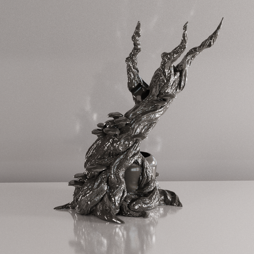🌳 BackFlow Incense Burner Tree and Vase for 3D printing・ STL File for ...