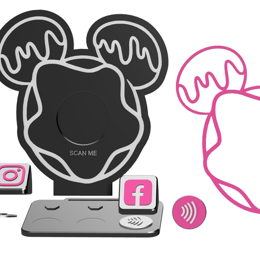 🪔 NFC Payment Stand STL Files・ STL File for 3D printing・Cults