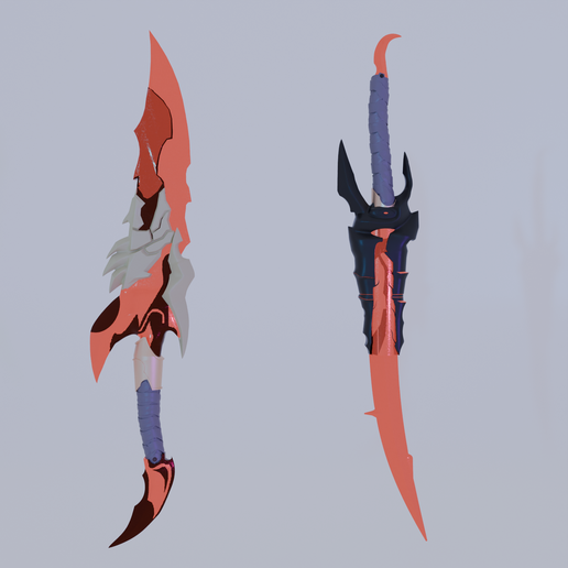 💬 Kamish's Wrath Daggers | Solo Leveling・ 3D File for 3D printing・Cults