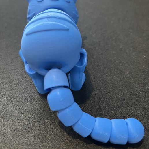 STL file Flexible Cute Kitten 3D Print without Support 🐱 (OBJ)・3D ...