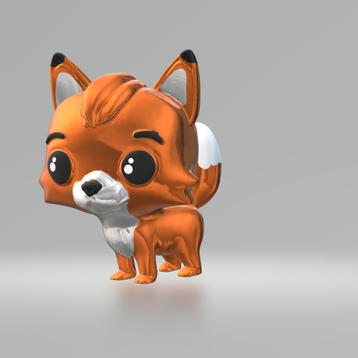 STL file POP Rox et Rouky Fox and the hound 🦊 ・3D printable model to ...