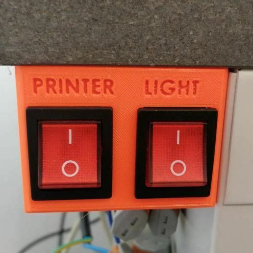 Free 3D file Printer and Light switch 🖨️ ・3D printable model to ...