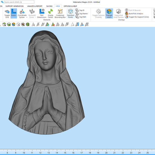 📁 Mother Mary 3D-print model file・ STL File for ・Cults