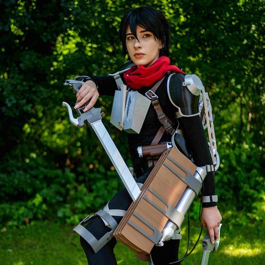 ⚙️ 3DMG ODM Gear Attack On Titan Cosplay Season 4 Mikasa Complete Gear ...