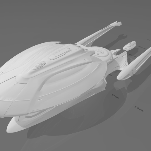 🖖 STO - Terran - Lexington Dreadnought Cruiser - Separations・Free STL ...