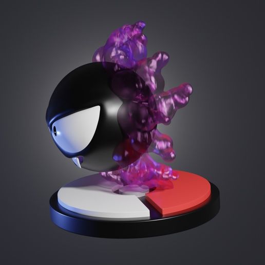 🐉 GASTLY - POKÉMON・ STL File for 3D printing・Cults
